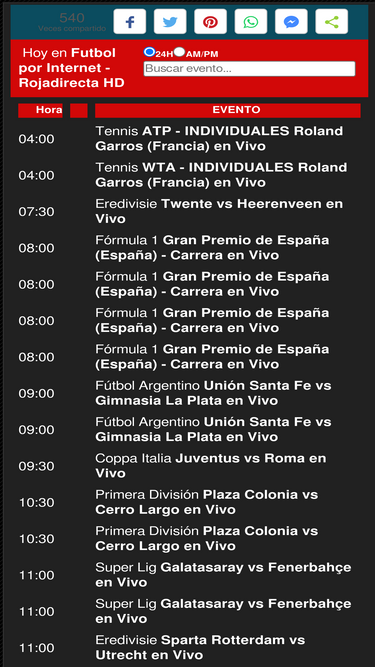 rojadirecta.es Competidores: Los principales sitios web parecidos a ...