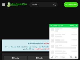 Аналитика трафика, рейтинг и аудитория animexin.vip [октябрь 2025 ...