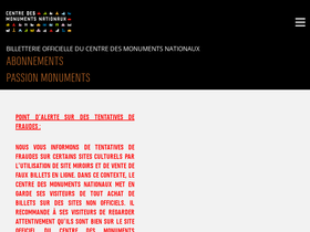 billetterie-passion.monuments-nationaux.fr Traffic Analytics, Ranking ...
