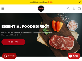 Essential Foods Direct Store Analysis | A+ Rating | EcomScout