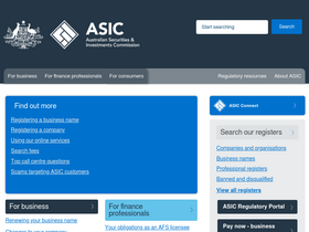 asic.gov.au Traffic Analytics, Ranking & Audience [April 2025] | Similarweb