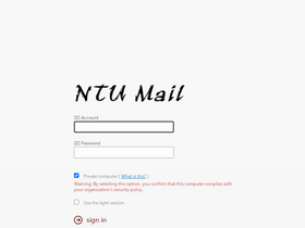 mail.ntu.edu.tw Análisis de tráfico, ranking y audiencia [febrero 2025 ...