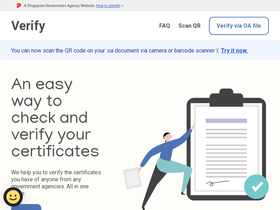 verify.gov.sg Traffic Analytics, Ranking & Audience [May 2025] | Similarweb