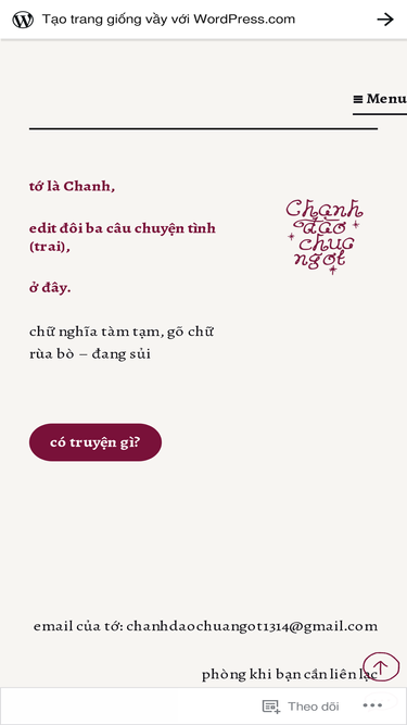 chanhdaochuangot.wordpress.com Traffic Analytics, Ranking & Audience ...