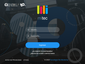 mitec.itesm.mx流量分析、排名和受众群体 [七月 2025] | Similarweb