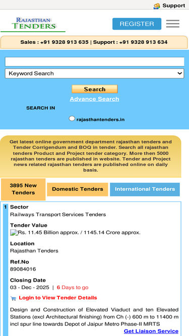 eproc.rajasthan.gov.in Competidores: Los principales sitios web ...