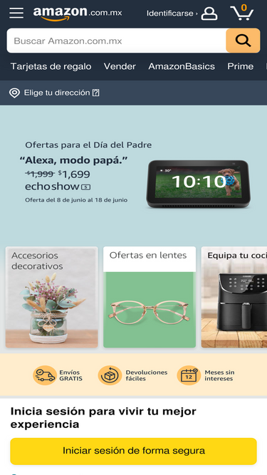 Amazon.com.mx 分析 - 市场份额统计与流量排名