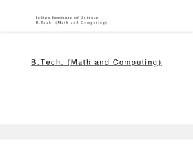 btech-ug.iisc.ac.in Traffic Analytics, Ranking & Audience [February ...