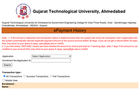 Analisi del Traffico, Classifiche e Pubblico di billdesk.gtu.ac.in ...