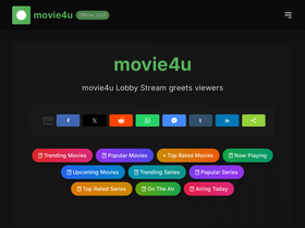 Concurrents de movies4u.co - Top sites comme movies4u.co | Similarweb