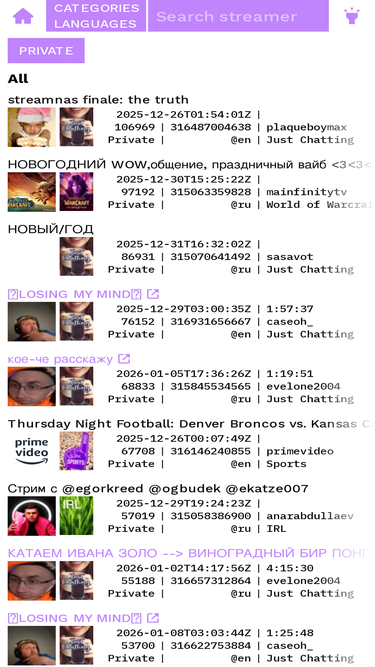 Concurrents de vods.tv - Top sites comme vods.tv | Similarweb