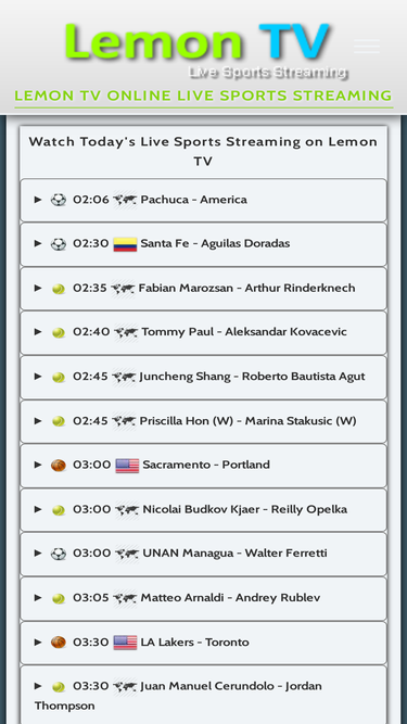 sportlemons.tv Concorrentes — Principais sites similares sportlemons.tv ...