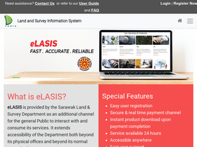 elasis.sarawak.gov.my Analyse du trafic, statistiques de classement et ...