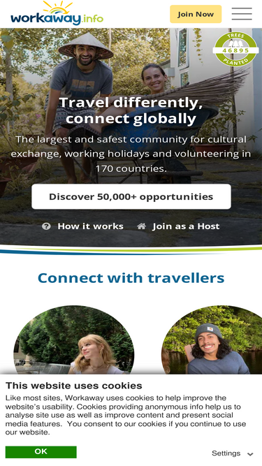 Workaway.info Analytics - Market Share Stats & Traffic Ranking