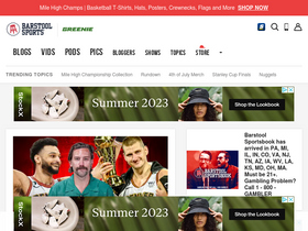 Barstool website store