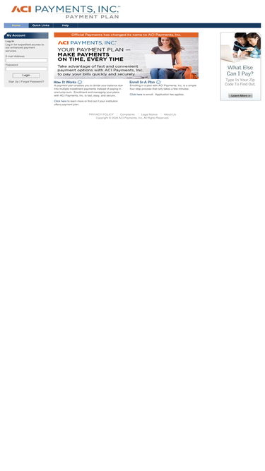 payplan.acipayonline.com Traffic Analytics, Ranking & Audience [April ...