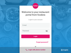 foodora.portal.restaurant Traffic Analytics & Market Share | Similarweb