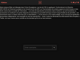 nitter.fdn.fr Análisis de tráfico, ranking y audiencia [septiembre 2024 ...