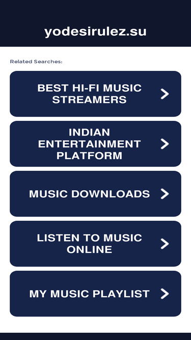 yodesirulez.su Traffic Analytics, Ranking & Audience [September 2025] | Similarweb
