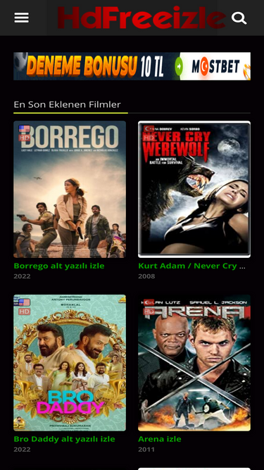 hdfreeizle.com Trafik Analizi, Sıralama & Kitle [Haziran 2025] | Similarweb