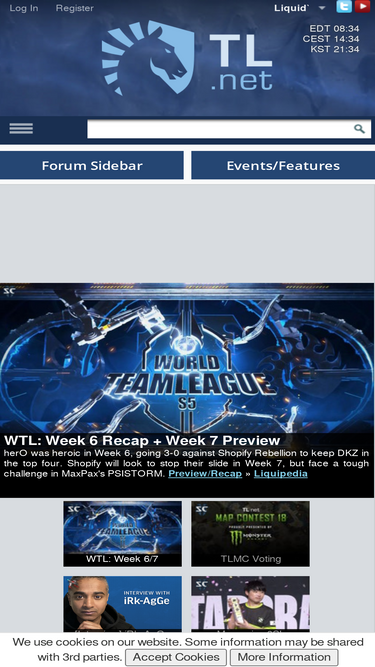 Аналитика трафика, рейтинг и аудитория teamliquid.net [май 2025] | Similarweb