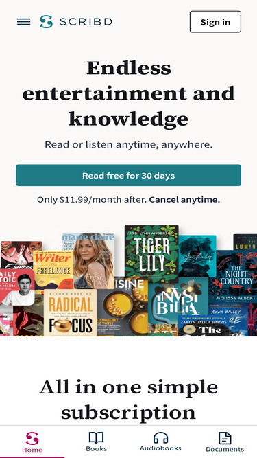 scribd.com Traffic Analytics, Ranking & Audience [September 2025 ...