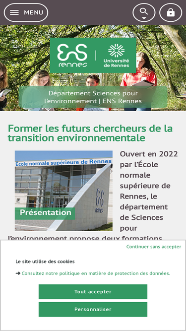 sciencesenvironnement.ens-rennes.fr Traffic Analytics, Ranking ...