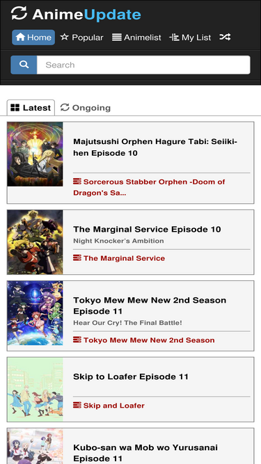 Anime-update.com代替案と競合他社 - Anime-update.comに似たサイト | シミラーウェブ