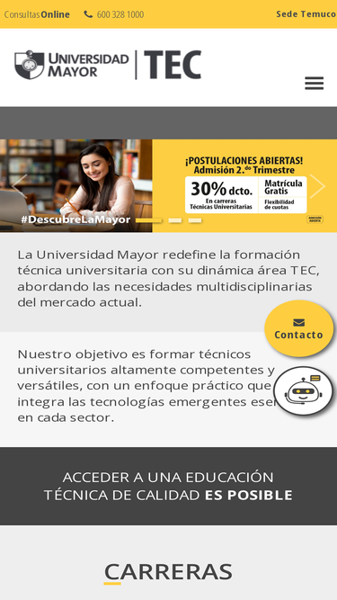 tec.umayor.cl Traffic Analytics, Ranking & Audience [April 2026 ...
