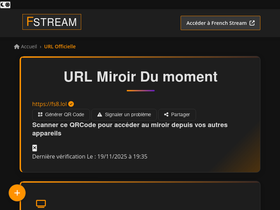 Analyse du trafic, classement et audience fstream.one [septembre 2025] | Similarweb