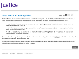 casetracker.justice.gov.uk Traffic Analytics, Ranking & Audience ...