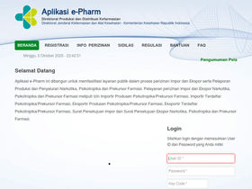 e-pharm.kemkes.go.id 的市场份额、收入和流量分析 | Similarweb