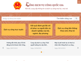 dichvucong.gov.vn Trafik Analizi, Sıralama & Kitle [Ocak 2025] | Similarweb