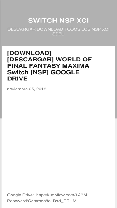 juegos-switch-nsp-xci.blogspot.com Análisis de tráfico, ranking y audiencia [septiembre 2025 ...