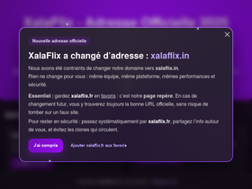 Analyse du trafic, classement et audience xalaflix.eu [septembre 2025] | Similarweb