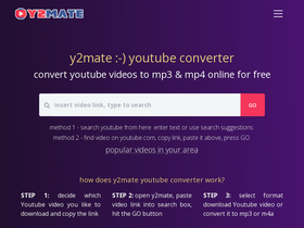 yt2mate.inの競合 - yt2mate.inのようなトップサイト |シミラーウェブ