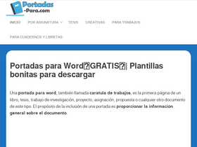 portadas-para.com Traffic Analytics, Ranking & Audience [March 2026 ...